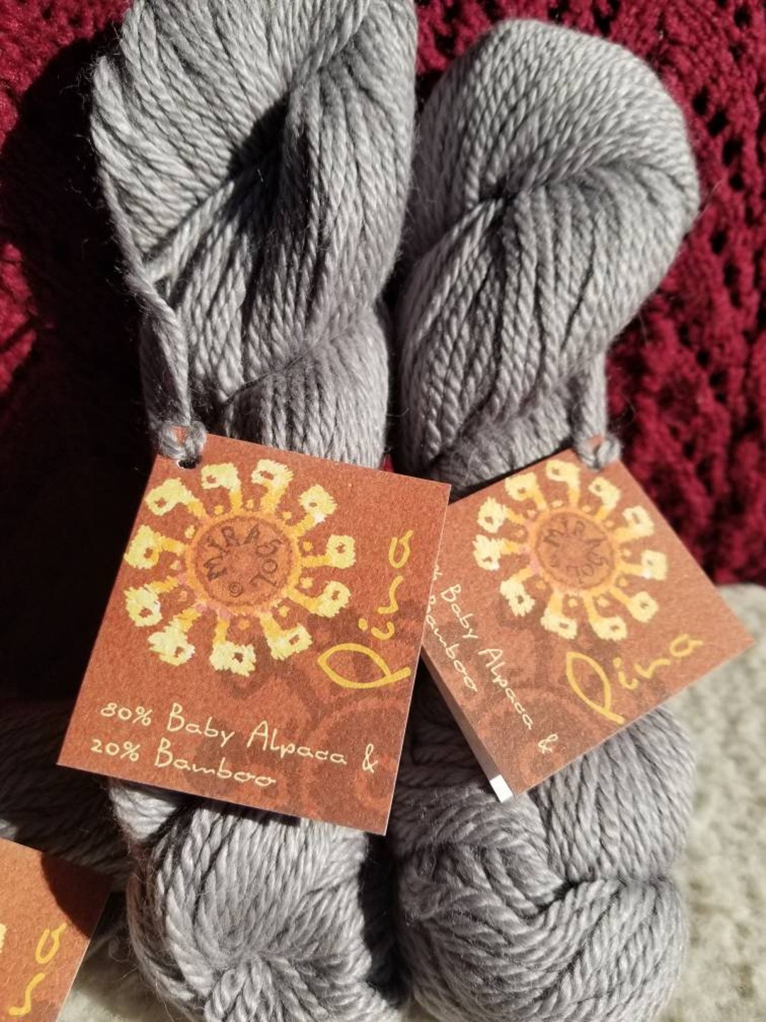 Mirasol Qina Yarn Color 901 Grey - Etsy