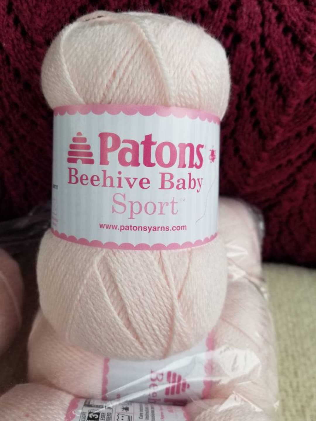 Patons Beehive Baby Sport Yarn Precious Pink 9420 - Etsy