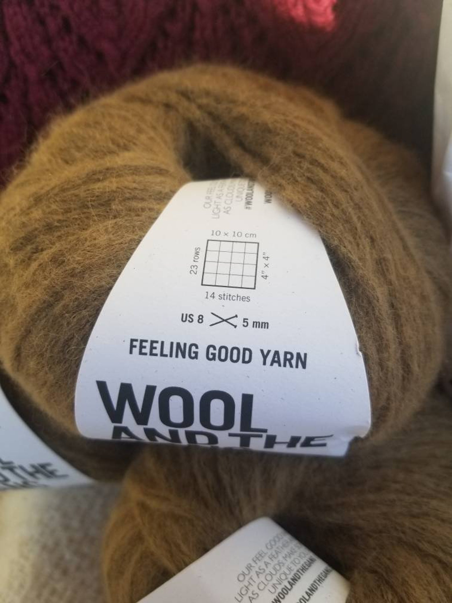 Wool and the Gang Feeling Good Yarn Alpaca Brown Sugar - Etsy