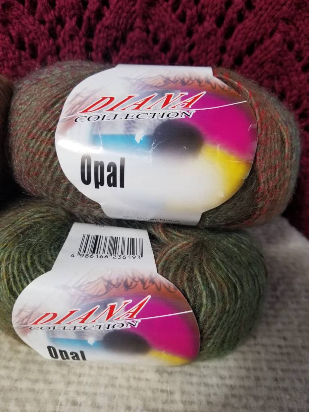 Diana Collection Opal Yarn Color 215 Green - Etsy