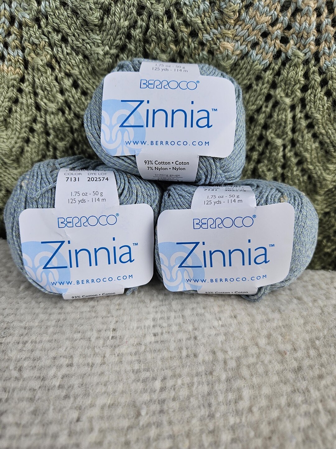 Berroco Zinnia Yarn Color 7131 Bay - Etsy
