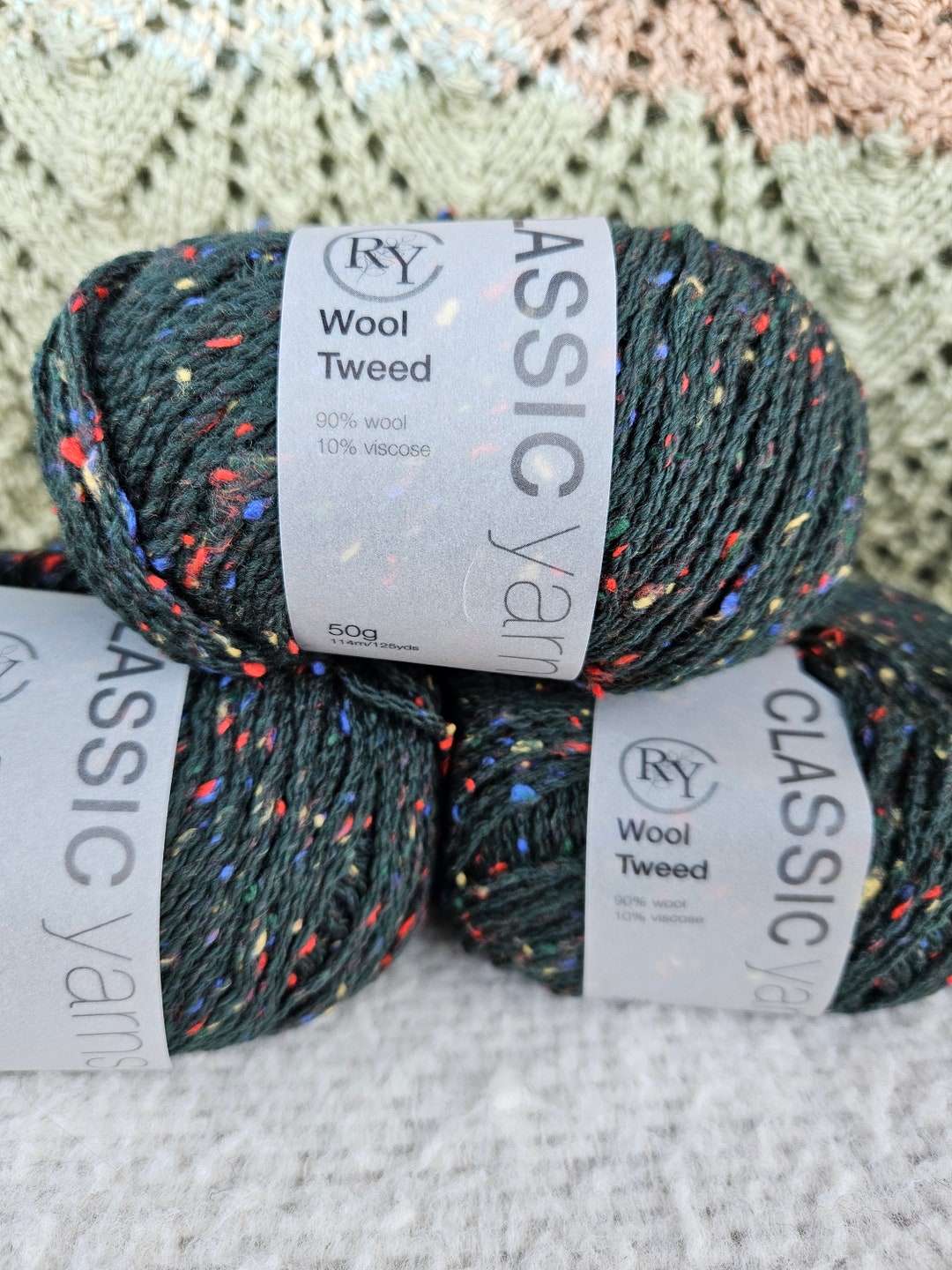 Rowan RYC Classic Wool Tweed Color 955 Mull - Etsy