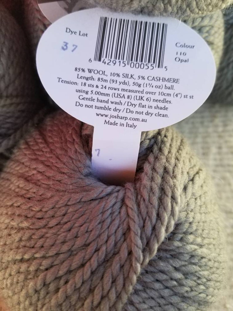 Jo Sharp Silkroad Aran Yarn Color Opal 110 | Etsy