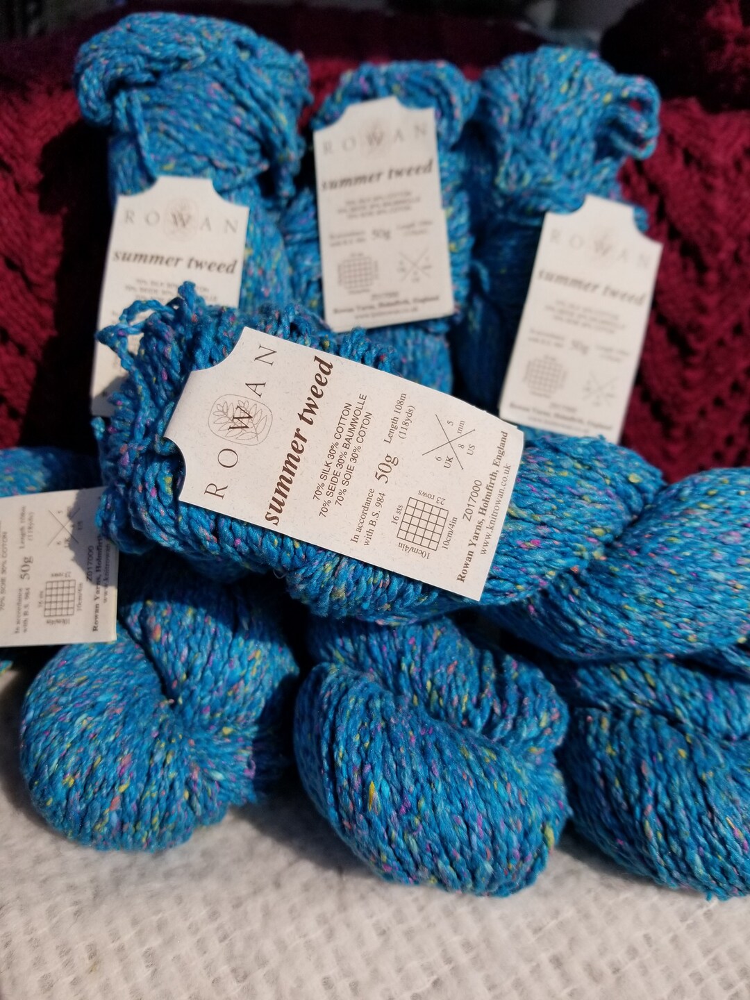 Rowan Summer Tweed Yarn Color 512 Exotic - Etsy