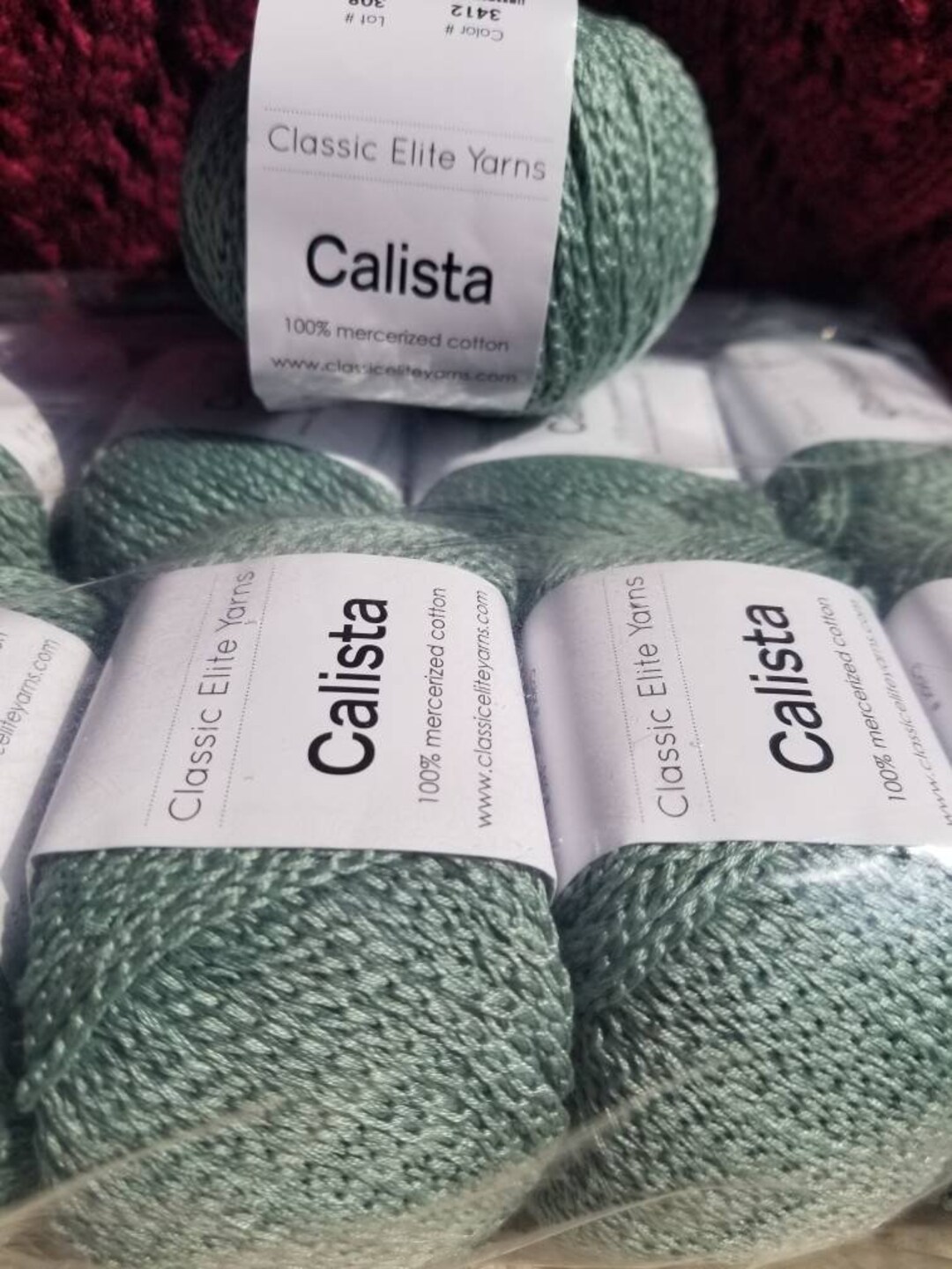 Classic Elite Yarns Calista Yarn Color 3412 Glacier - Etsy