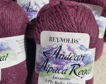 Purple Wool Yarn | Etsy