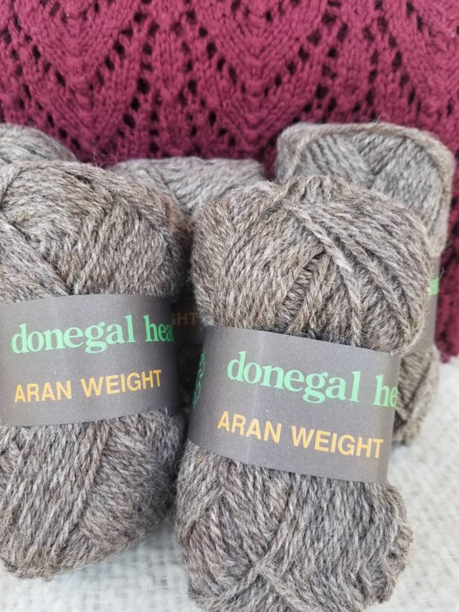 Kilcarra Donegal Heather Aran Yarn Color A812 Gray - Etsy
