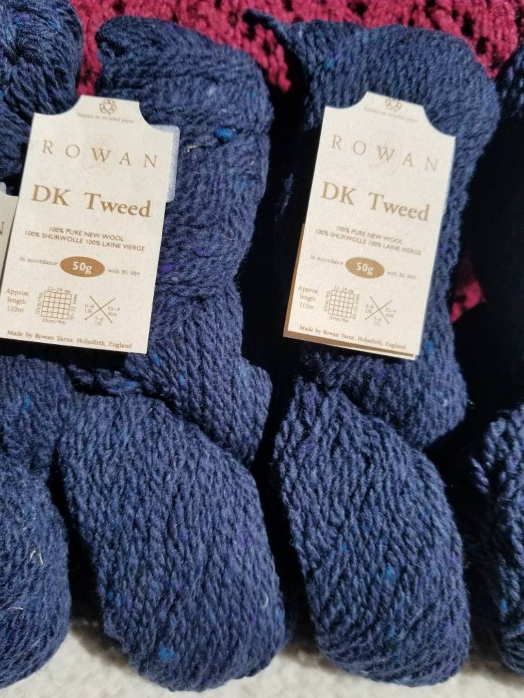 Rowan DK Tweed Yarn Color 859 Swallow - Etsy