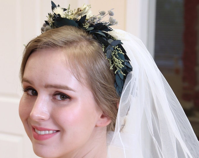 Greenery Wedding Headbands| Hair Accessories for Women | Luxury Bridal ...