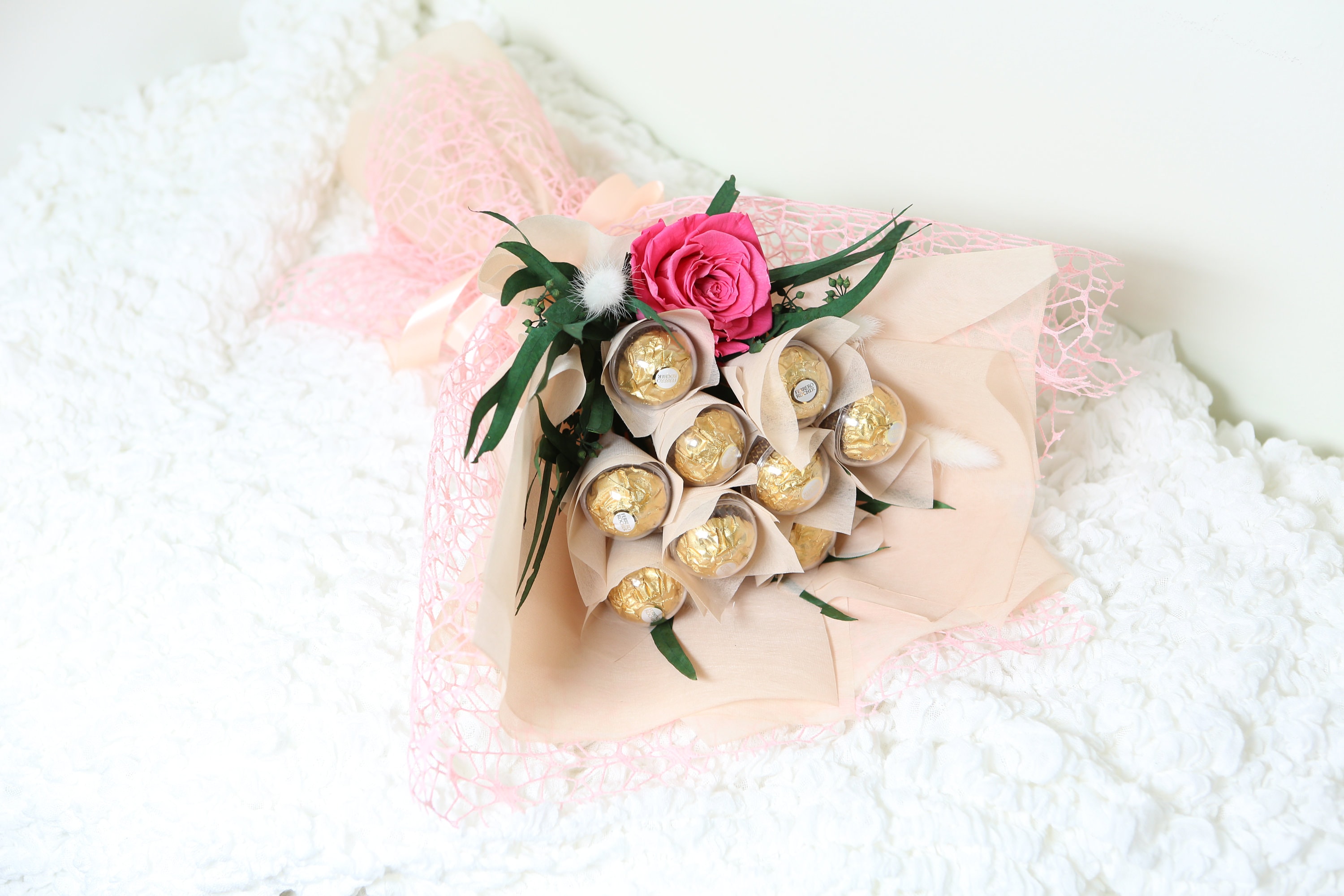Valentine's Day Flower Bouquet Made With Preserved Fresh Flower | Love ...