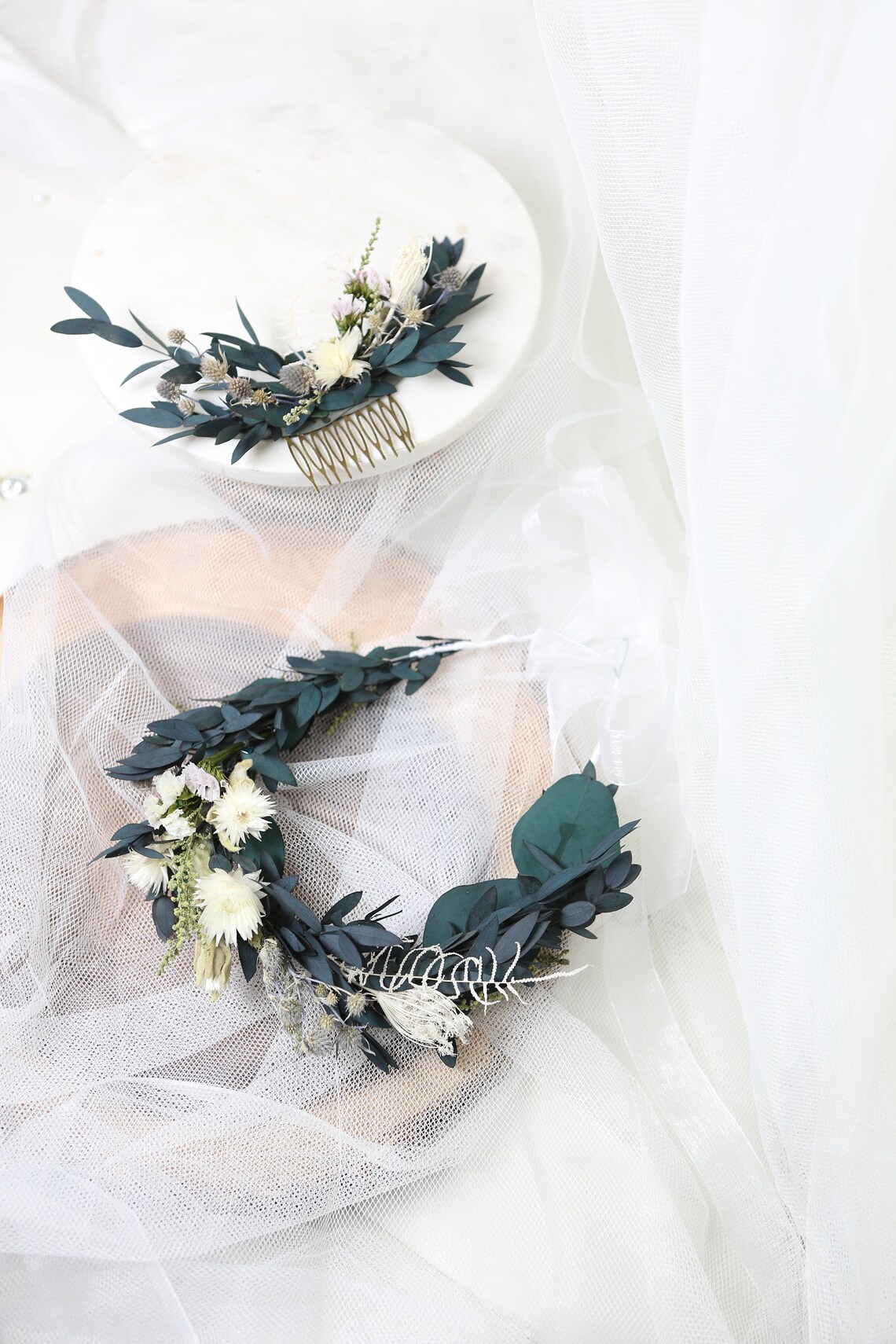 Greenery Wedding Headbands| Hair Accessories for Women | Luxury Bridal ...