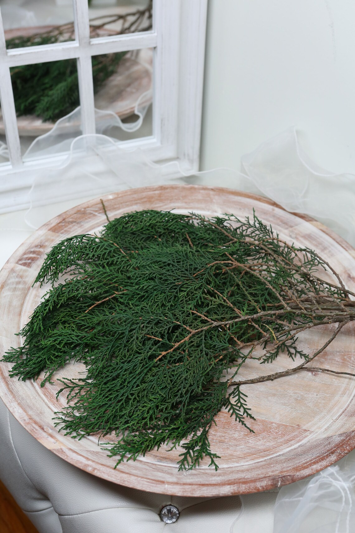 Winter Greenery Preserved Cedar Foliage / Cedar Greenery / - Etsy