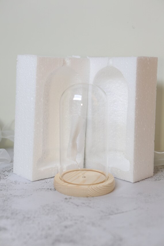 LED Glass dome Tabletop Display Case | Etsy