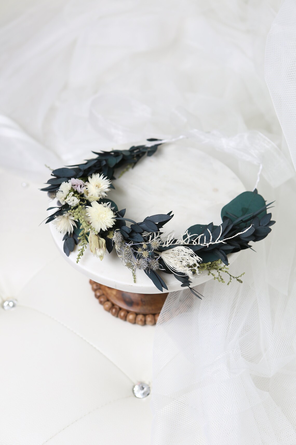 Greenery Wedding Headbands| Hair Accessories for Women | Luxury Bridal ...