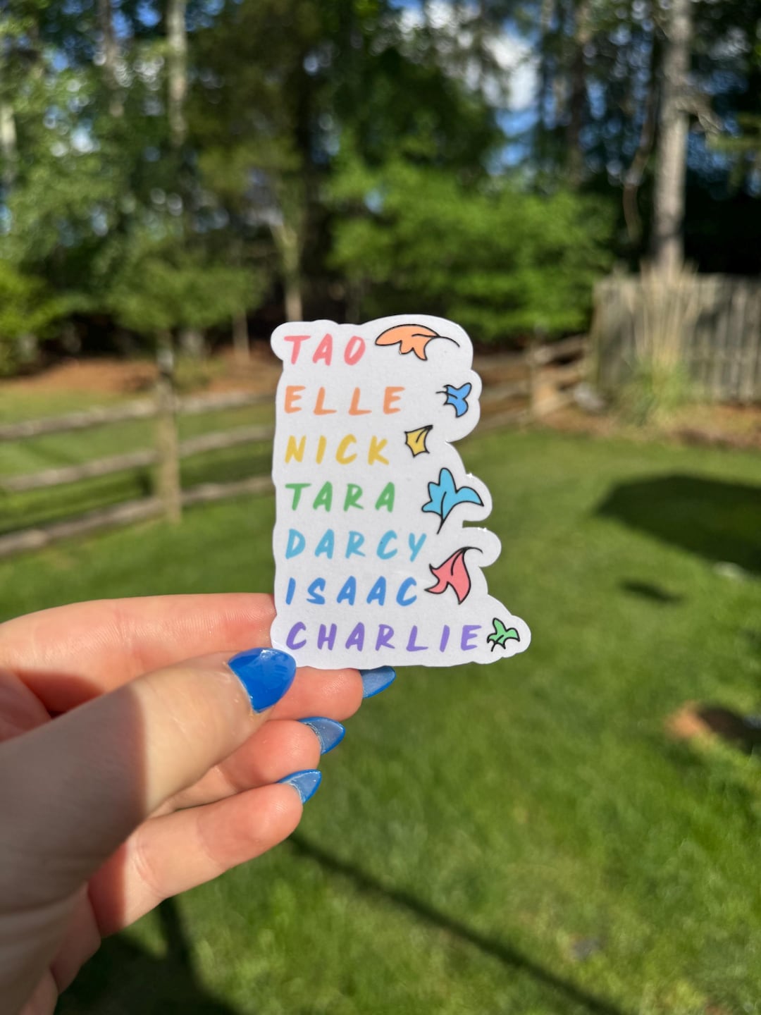 Heartstopper Characters Sticker – 3" Waterproof Die Cut – Nick, Charlie ...