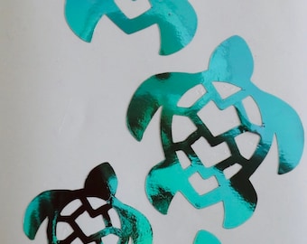Turtle Family Decal | Etsy