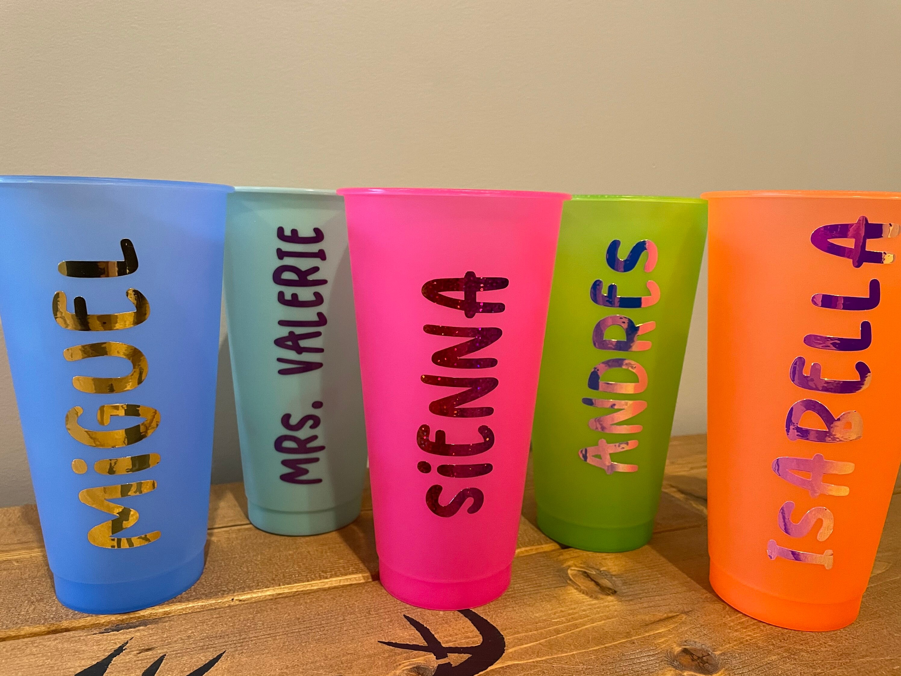 PERSONALIZED COLOR CHANGING Cup Party Gift Color Changing | Etsy