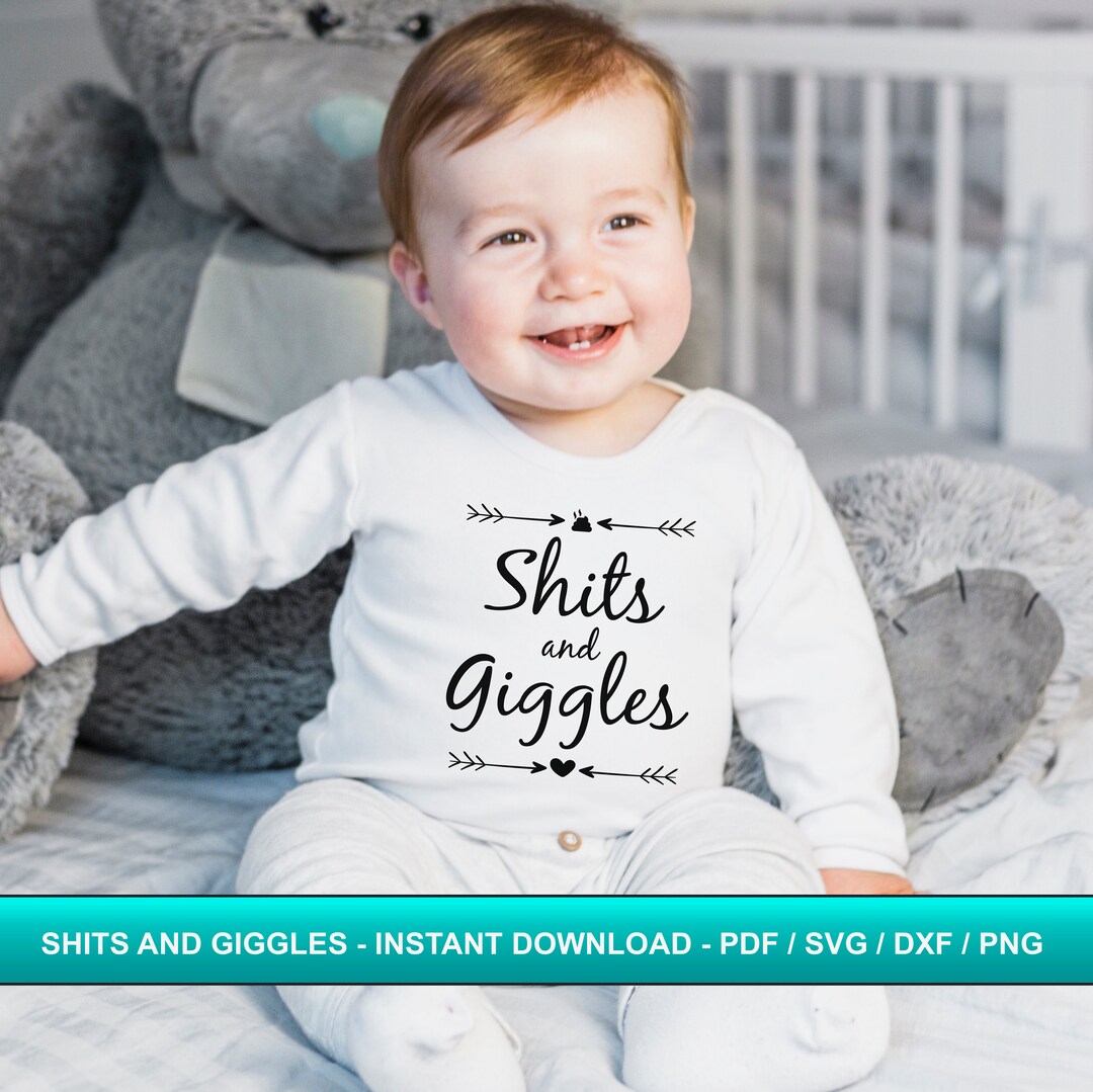 Shits and Giggles - Digital Download - SVG, PNG and DXF Files - Etsy