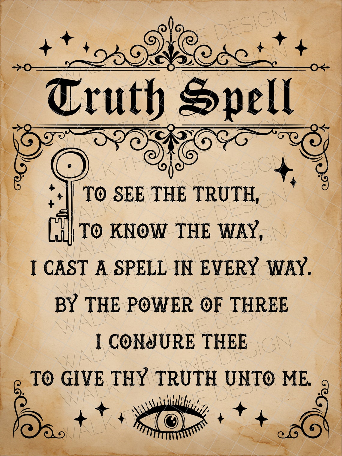 Truth Spell and Reverse a Hex - Printable Wall Art - Digital Prints ...