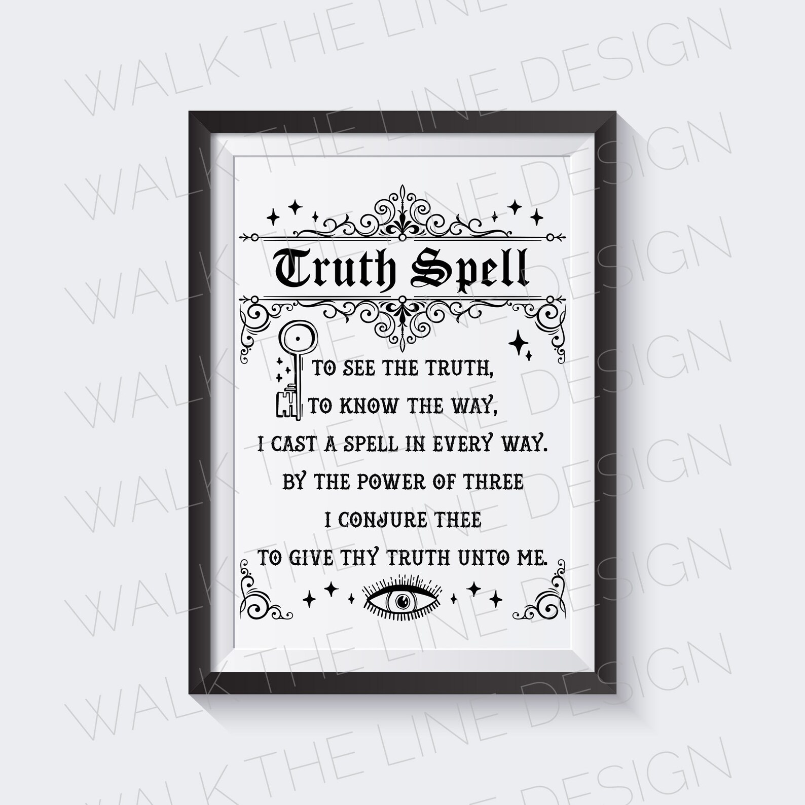 Truth Spell and Reverse a Hex - Printable Wall Art - Digital Prints ...