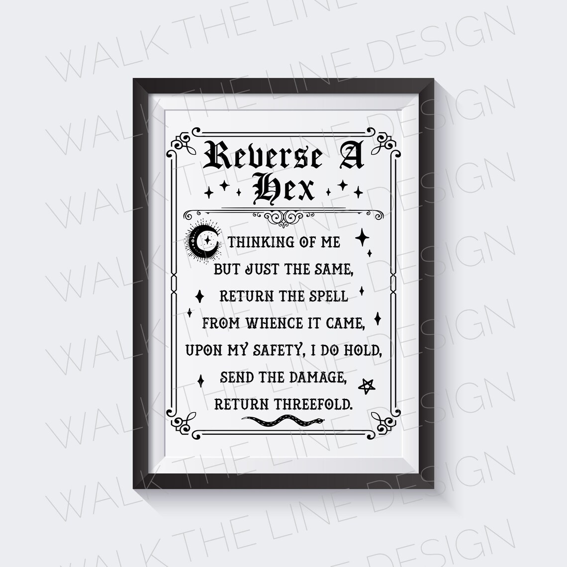 Truth Spell and Reverse a Hex Printable Wall Art Digital - Etsy