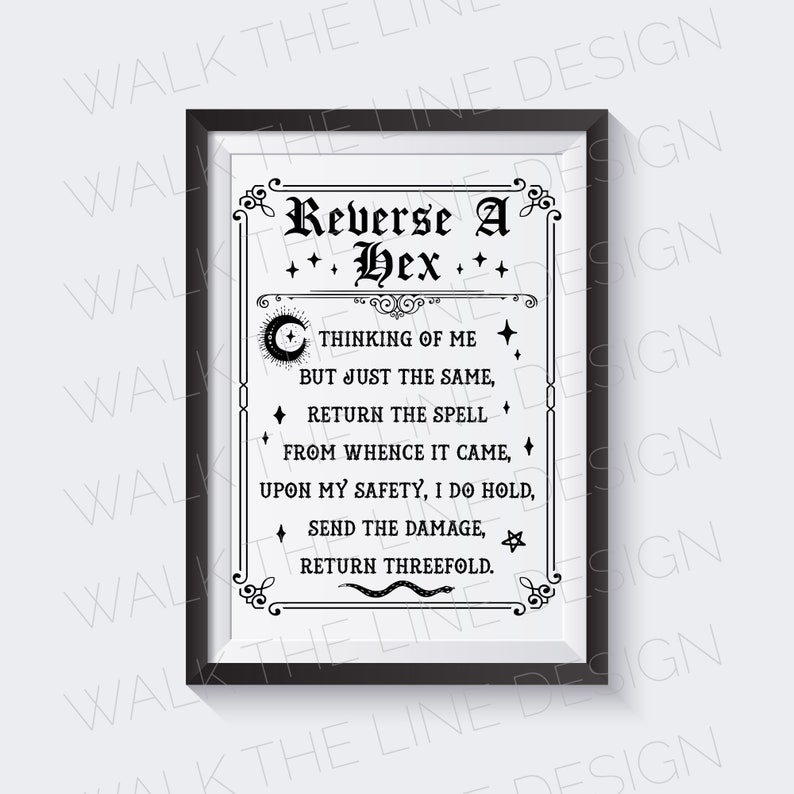 Truth Spell and Reverse a Hex - Printable Wall Art - Digital Prints ...