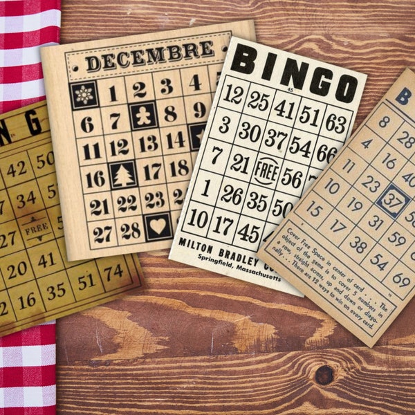 Vintage Bingo Cards - Etsy