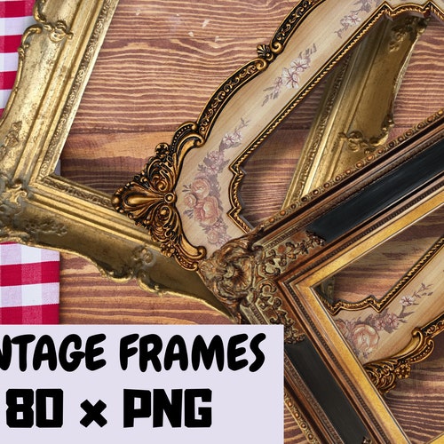 Retro Picture Frames SVG PNG Instant Digital Download - Etsy