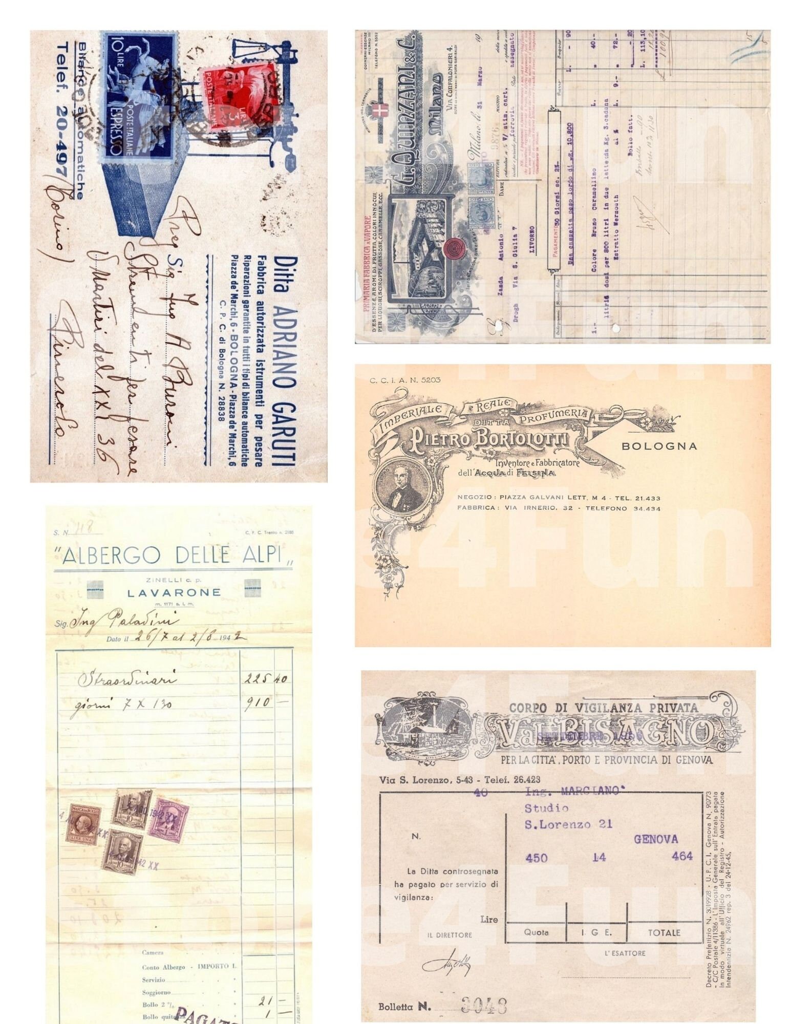 Digital Vintage Ephemera Kit Italy Srcapbooking Ephemera - Etsy