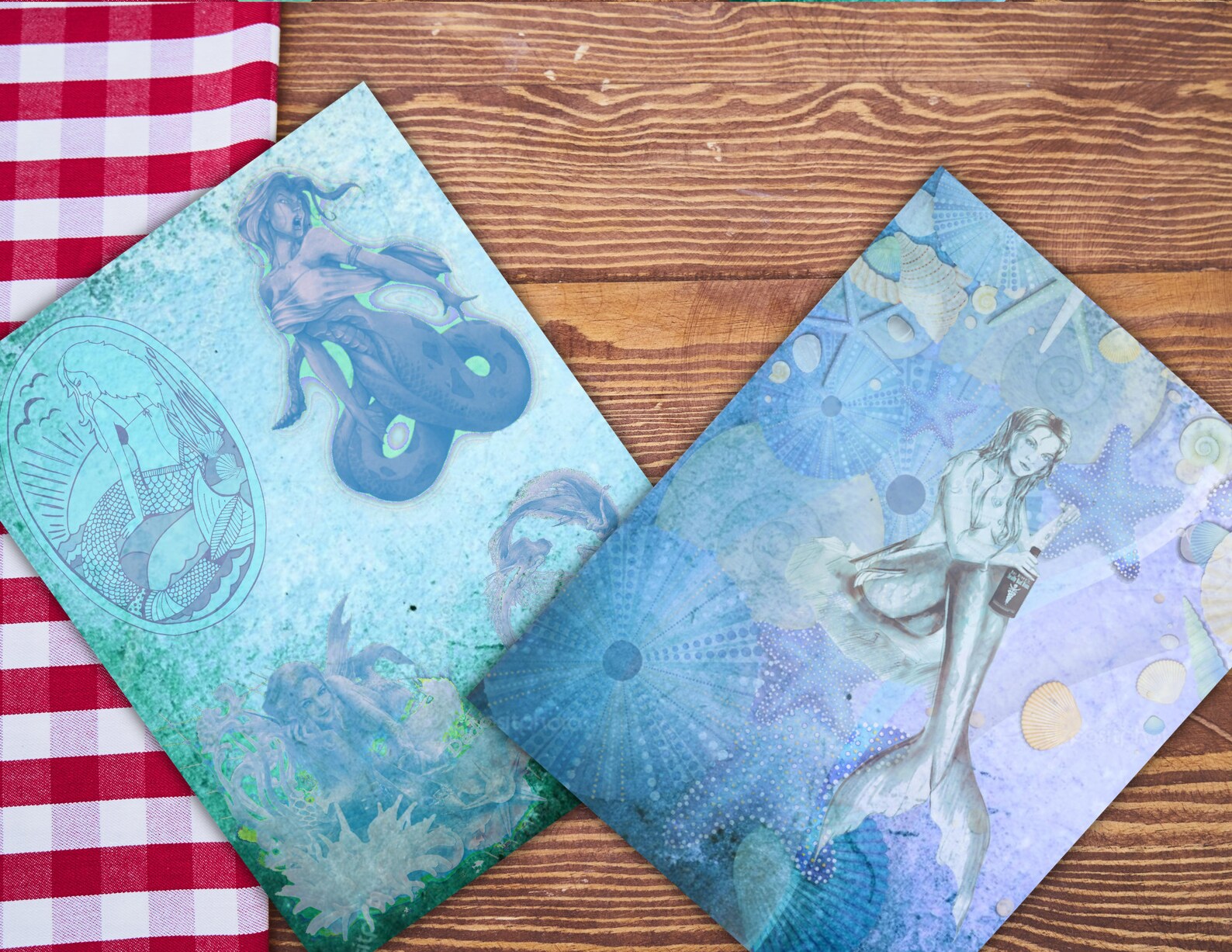 Mermaids Junk Journal Kit Printable Junk Journal Kit Sea - Etsy