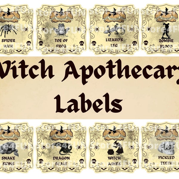 Apothecary Labels - Etsy