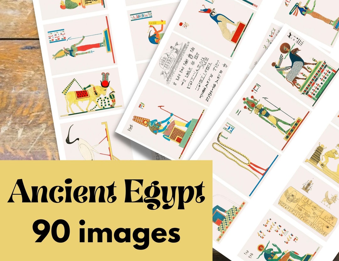 Ancient Egypt 90 Images Printable Paper, Egyptian Clipart, Egypt ...