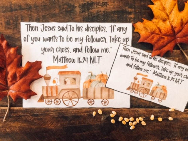 Fall Study of Jesus PRINTABLE - Preschool Bible Study - Autumn Bible ...