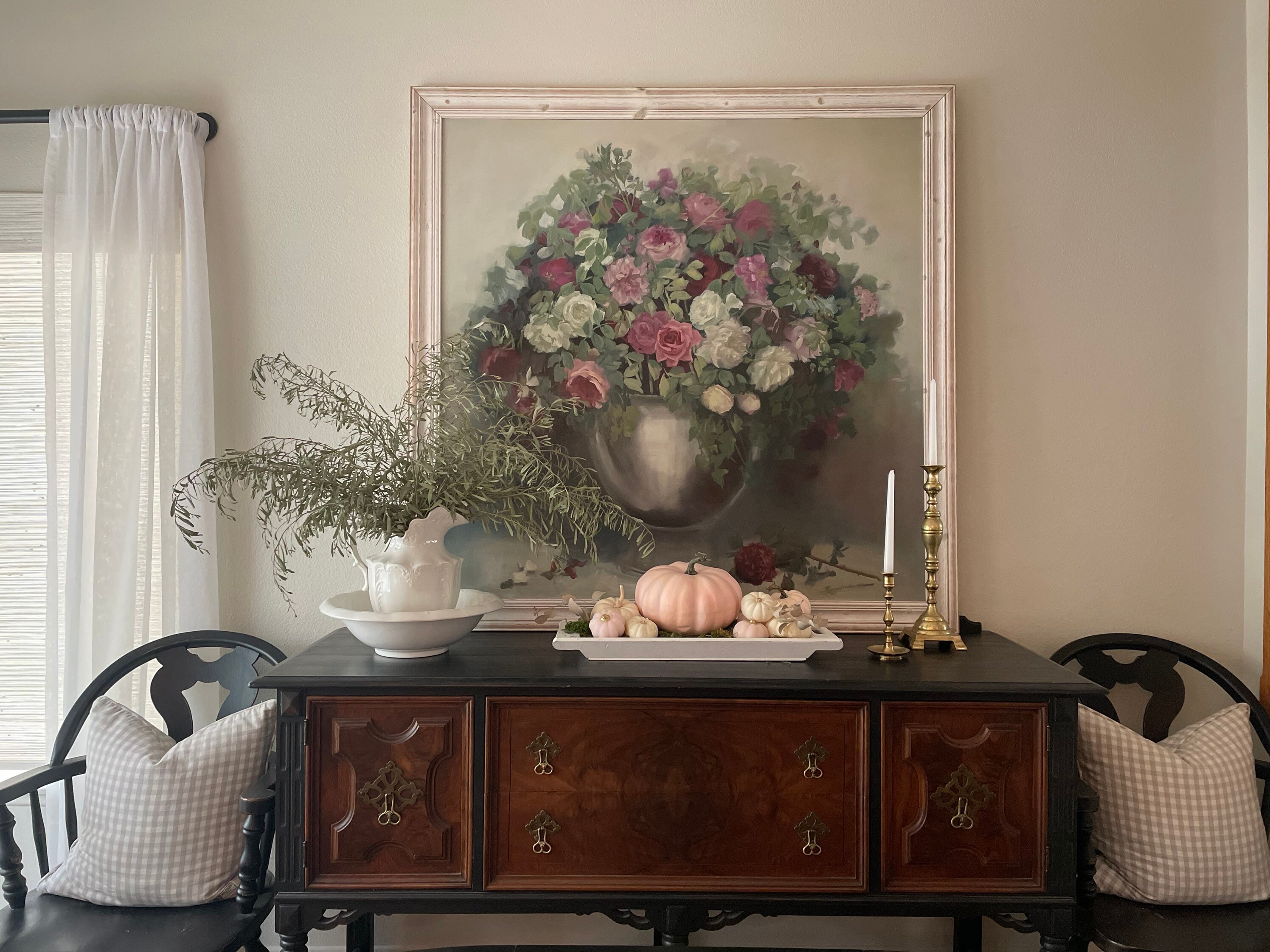 Derby Day Roses Orig.oil/andrea Dern/framed - Etsy