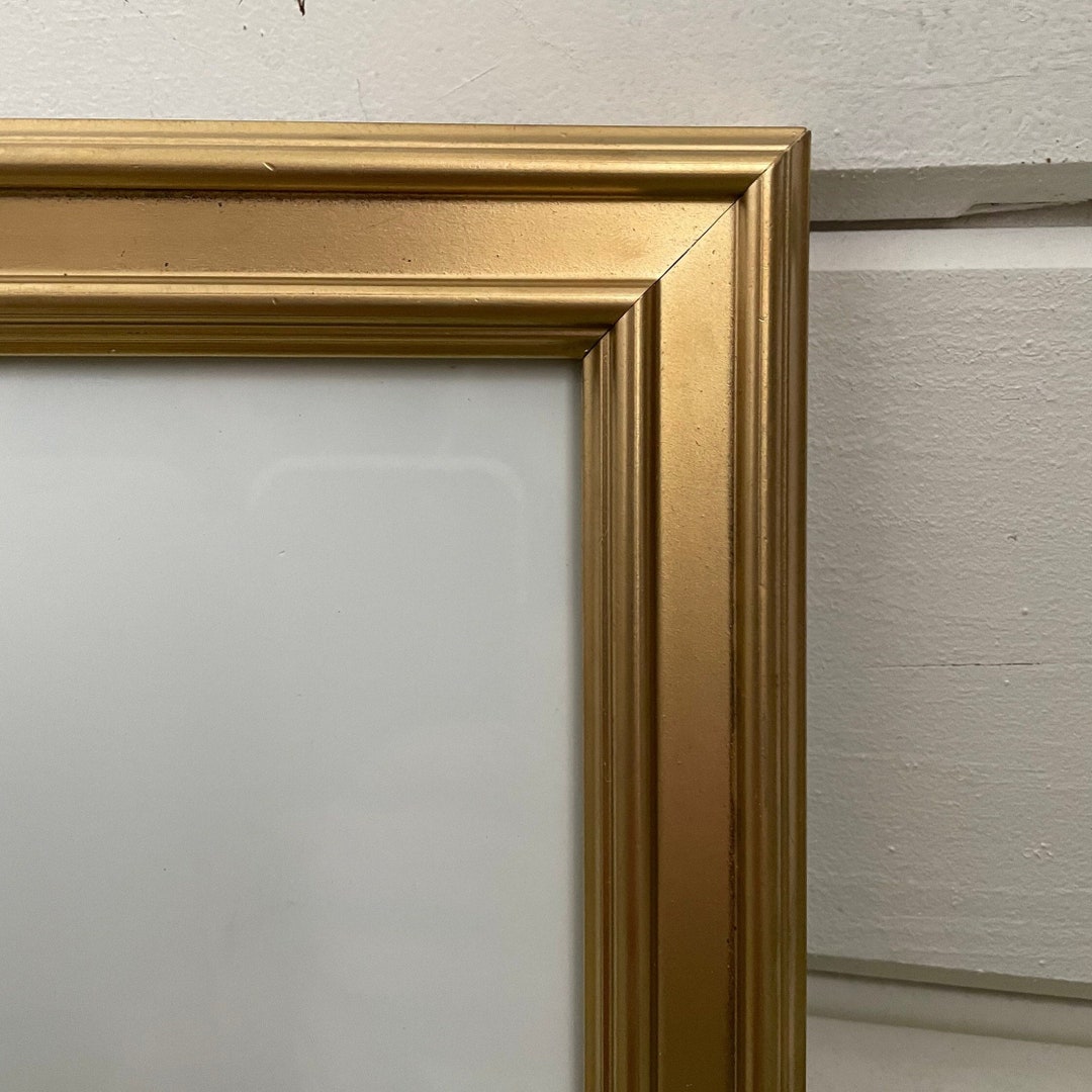 7x5 Gold Frame/ Gallery Wall Frames/ Vintage Gold Frames/ Wooden Glass ...