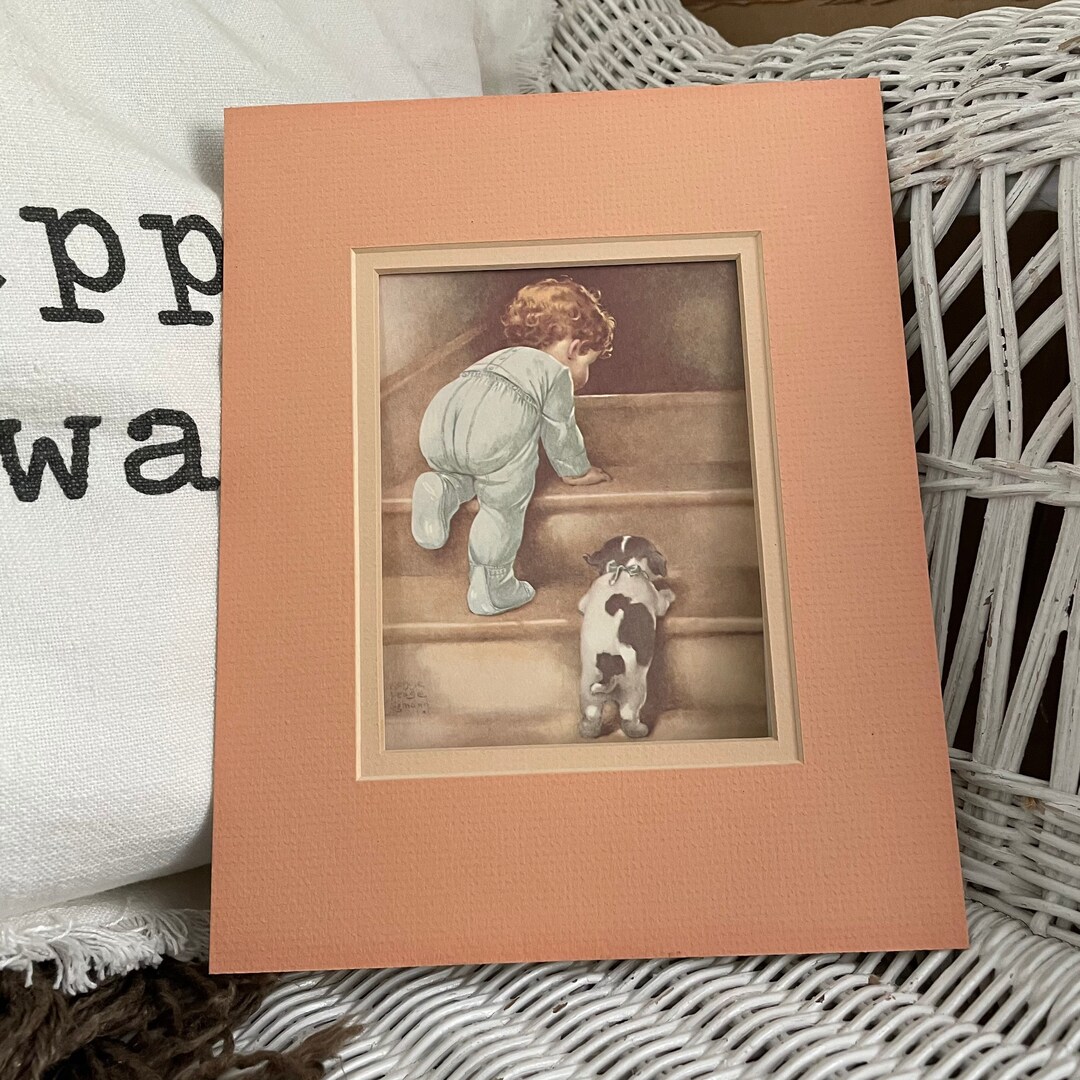 Nighty Night Print by Bessie Pease Gutmann/ 1985/vtg Artwork/boy& His ...