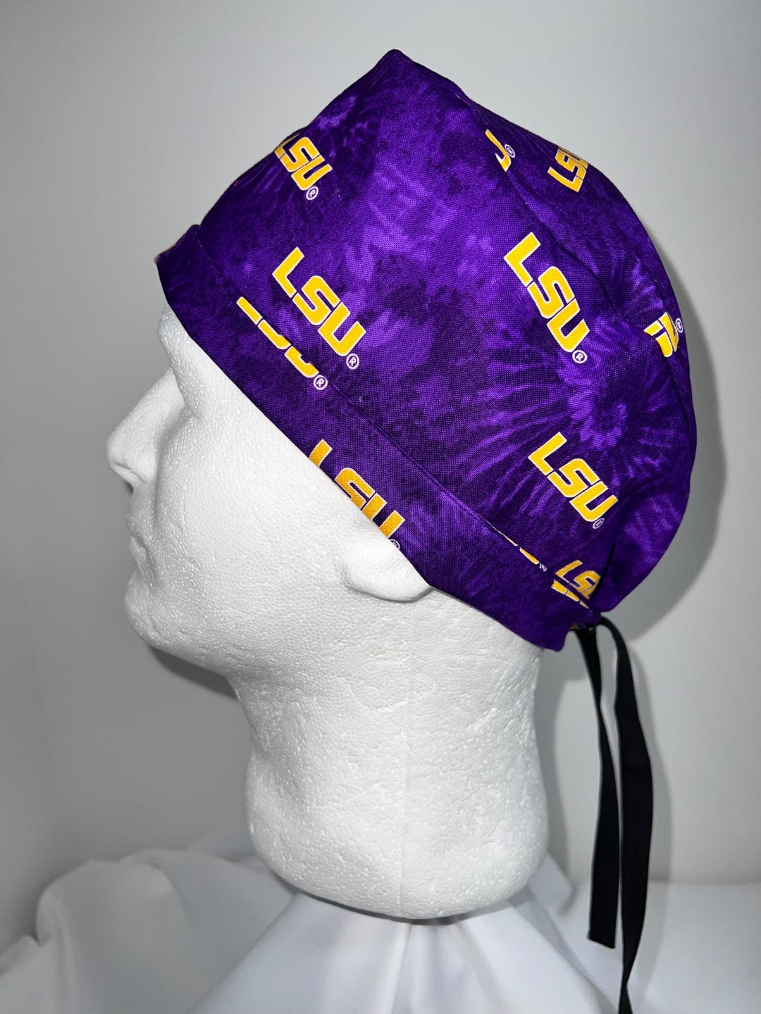 LSU Tigers Surgeon Scrub Hat Cap With Ties - Etsy