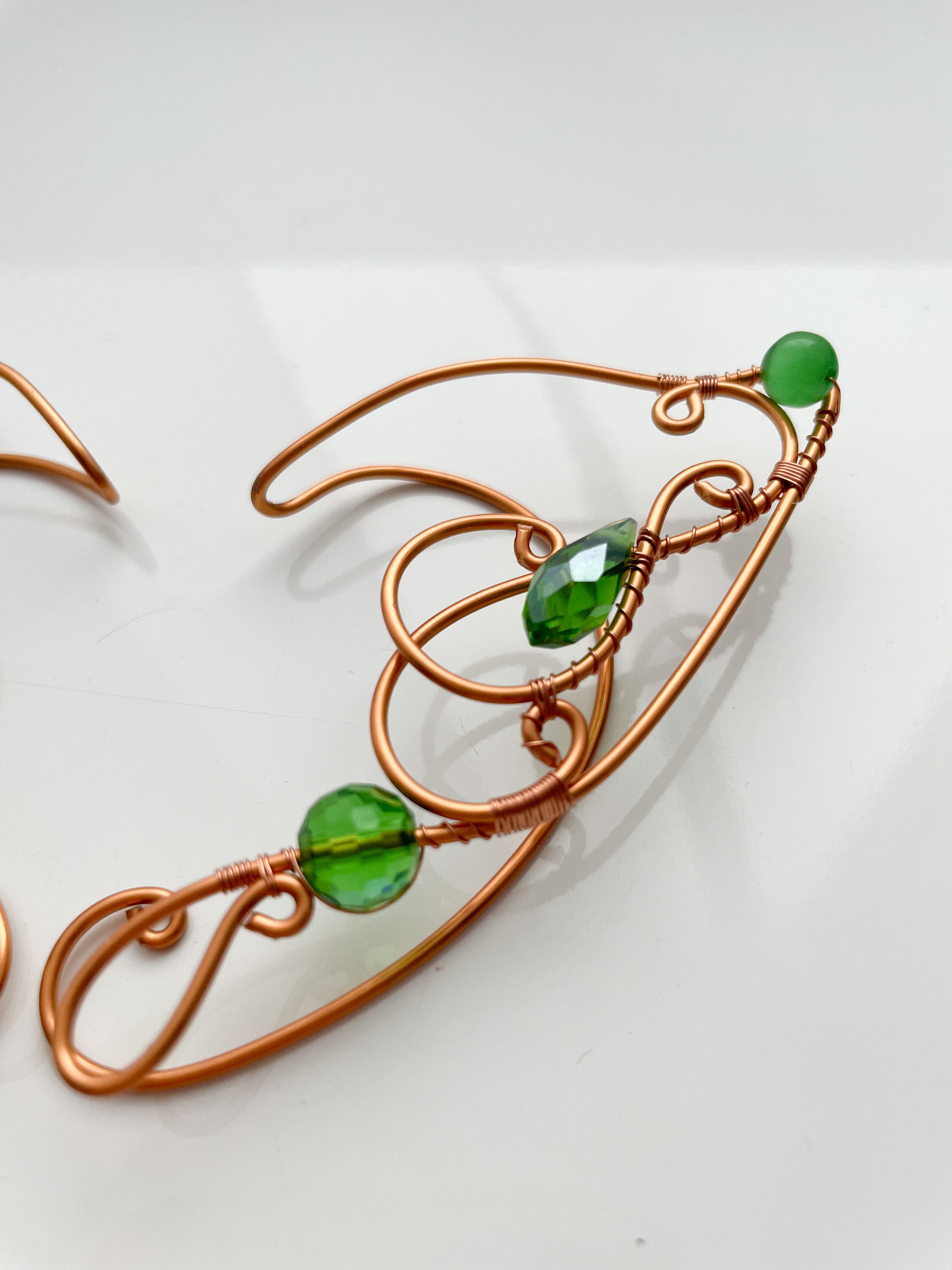 Pair Elven Ear Cuffs Copper Elf Ear Cuffs - Etsy