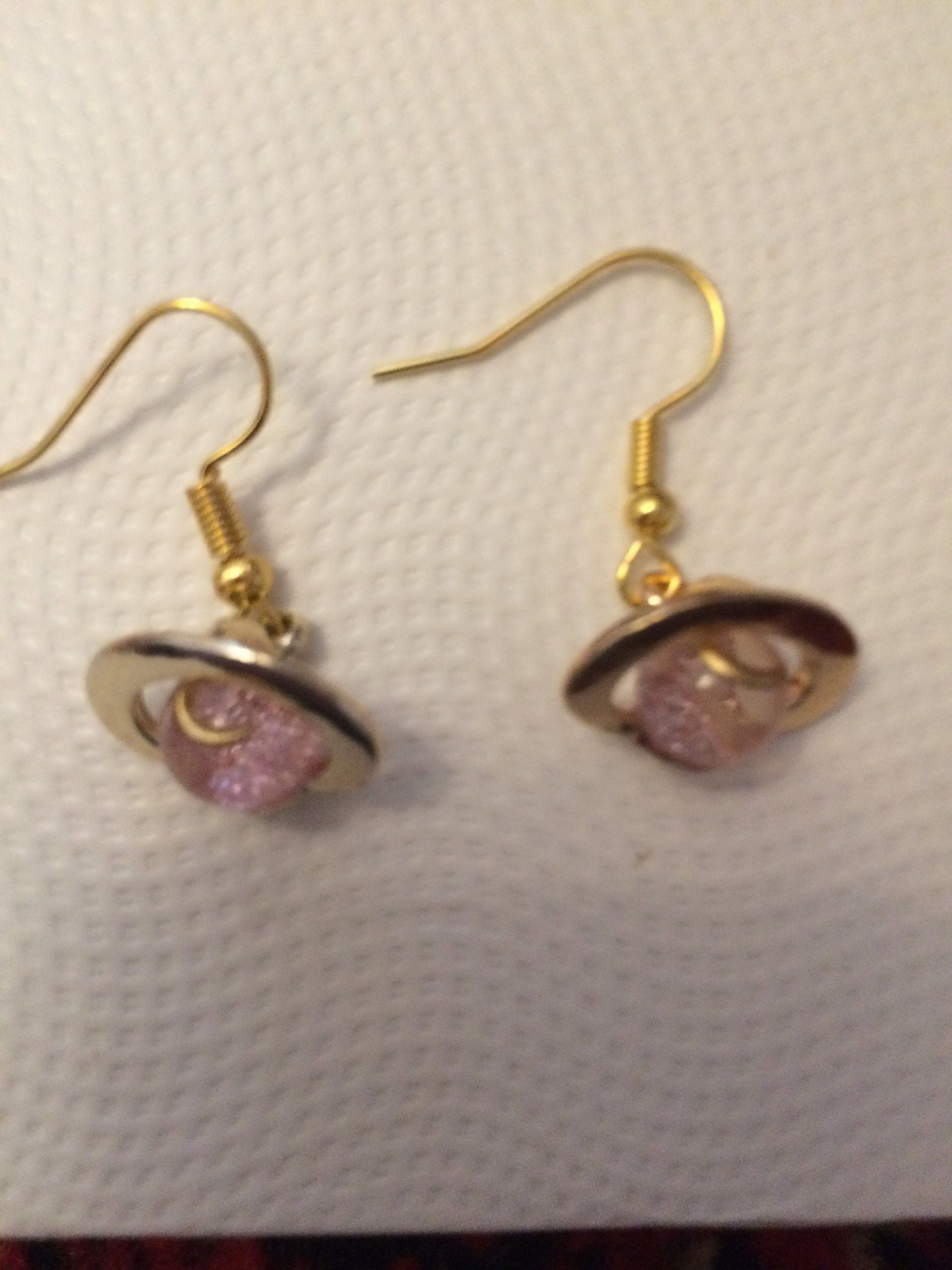 3D Moon Planet Enamel Glitter Novelty Unique Cute Quirky Gift - Etsy