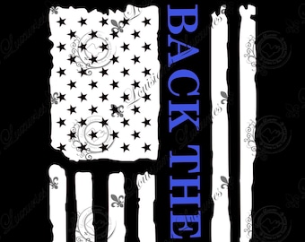 Back the Blue SVG - Etsy