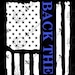Back the Blue Flag SVG, PNG, JPG Files for Cricut or Silhouette Instant ...