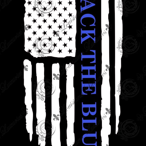 Back the Blue SVG - Etsy