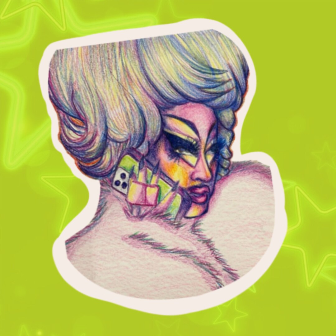 Crayon Trixie Sticker - Etsy