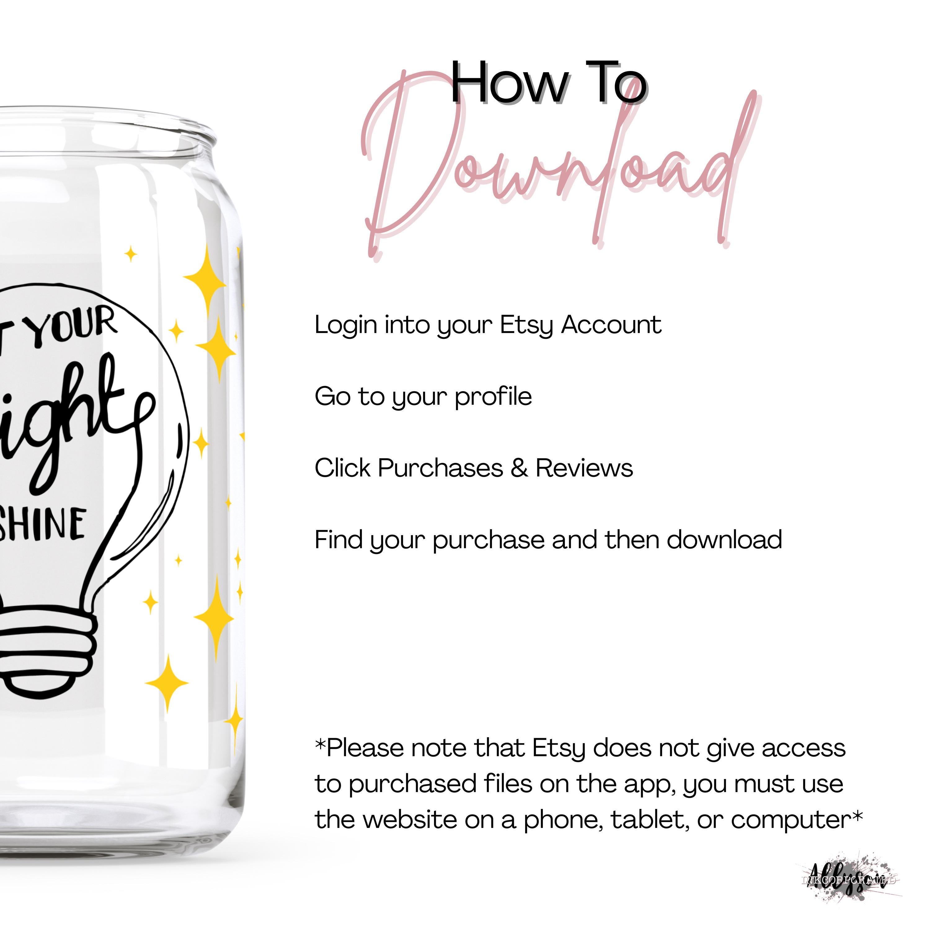 Let Your Light Shine Cup Wrap - 16oz Libbey Glass Cup - Etsy