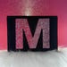 Custom Glitter and Rhinestone Letter Sign - Etsy