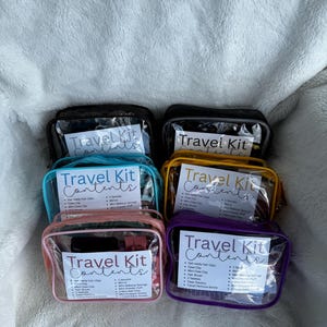 Travel Kits - Multiple Color Options - Etsy