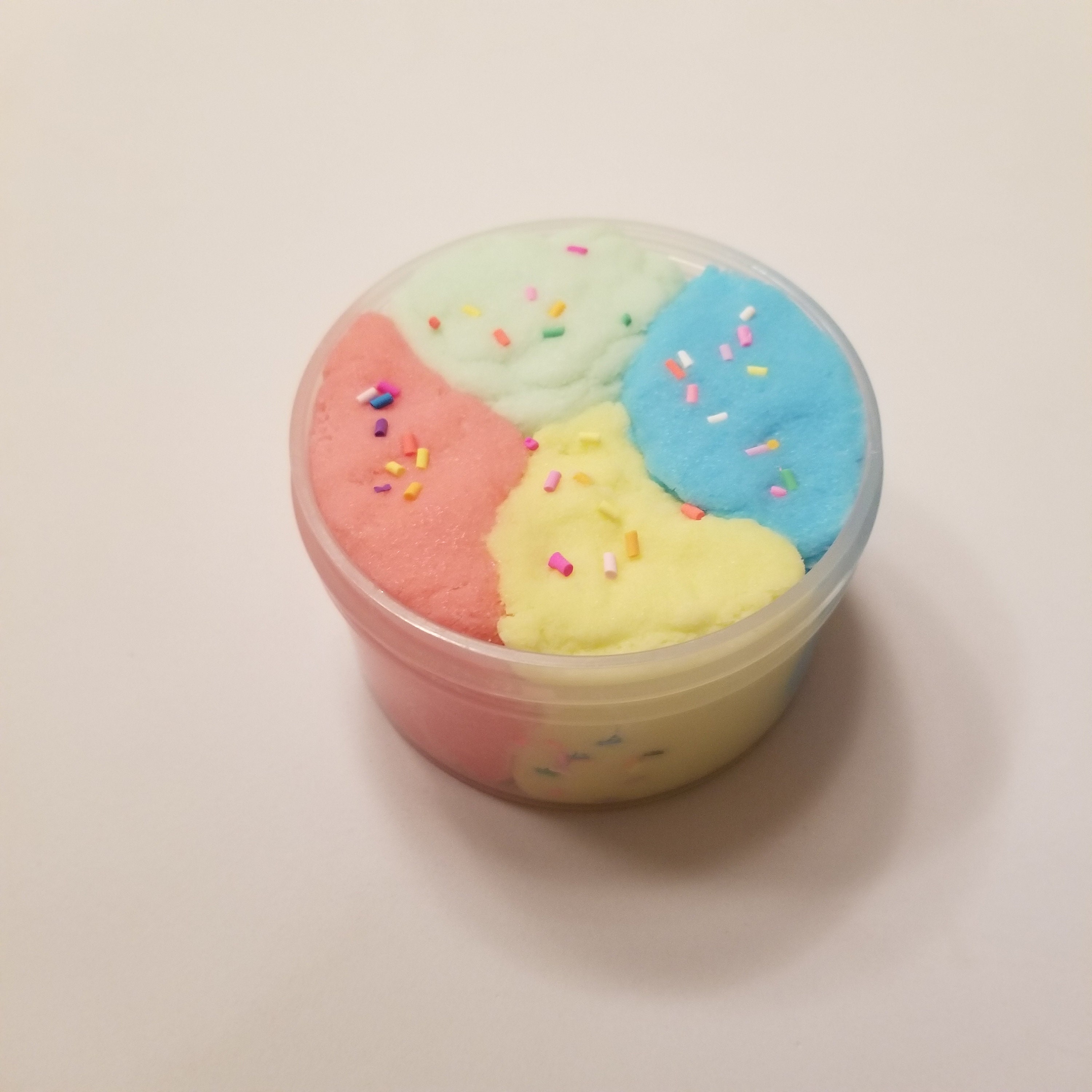 Rainbow Cloud Slime W/ Sprinkles Scented - Etsy