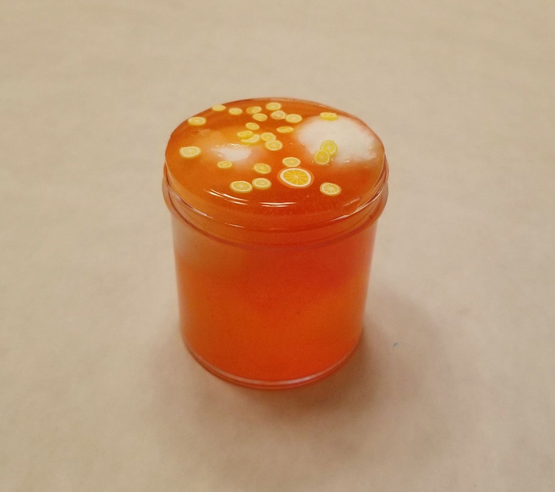 Orange Fanta Float Slime Scented - Etsy