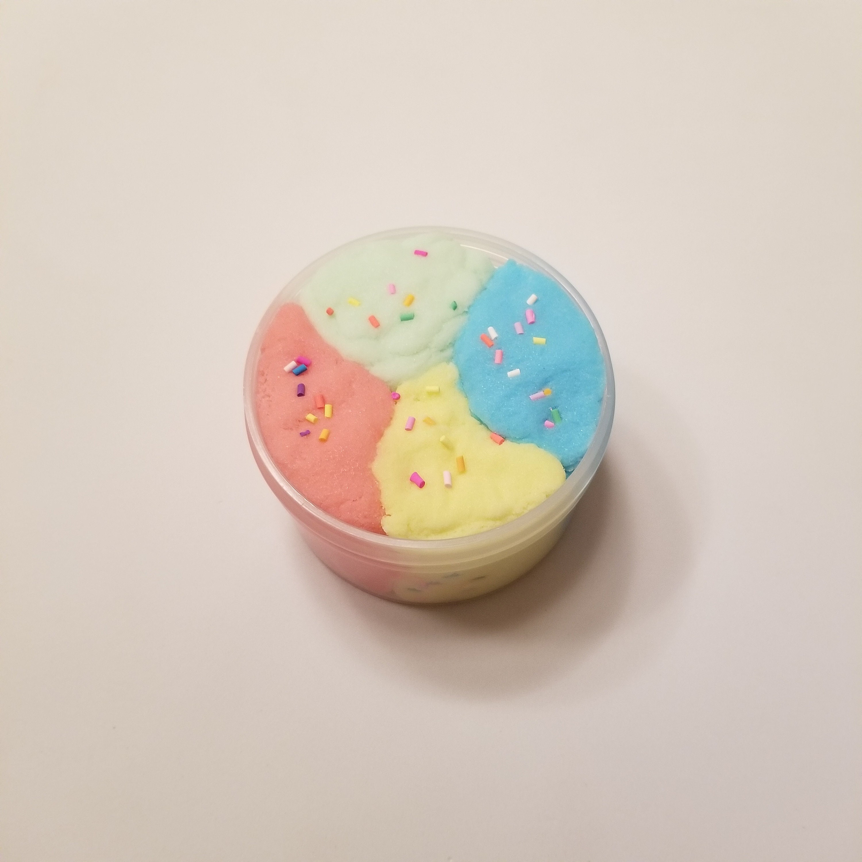 Rainbow Cloud Slime W/ Sprinkles Scented - Etsy