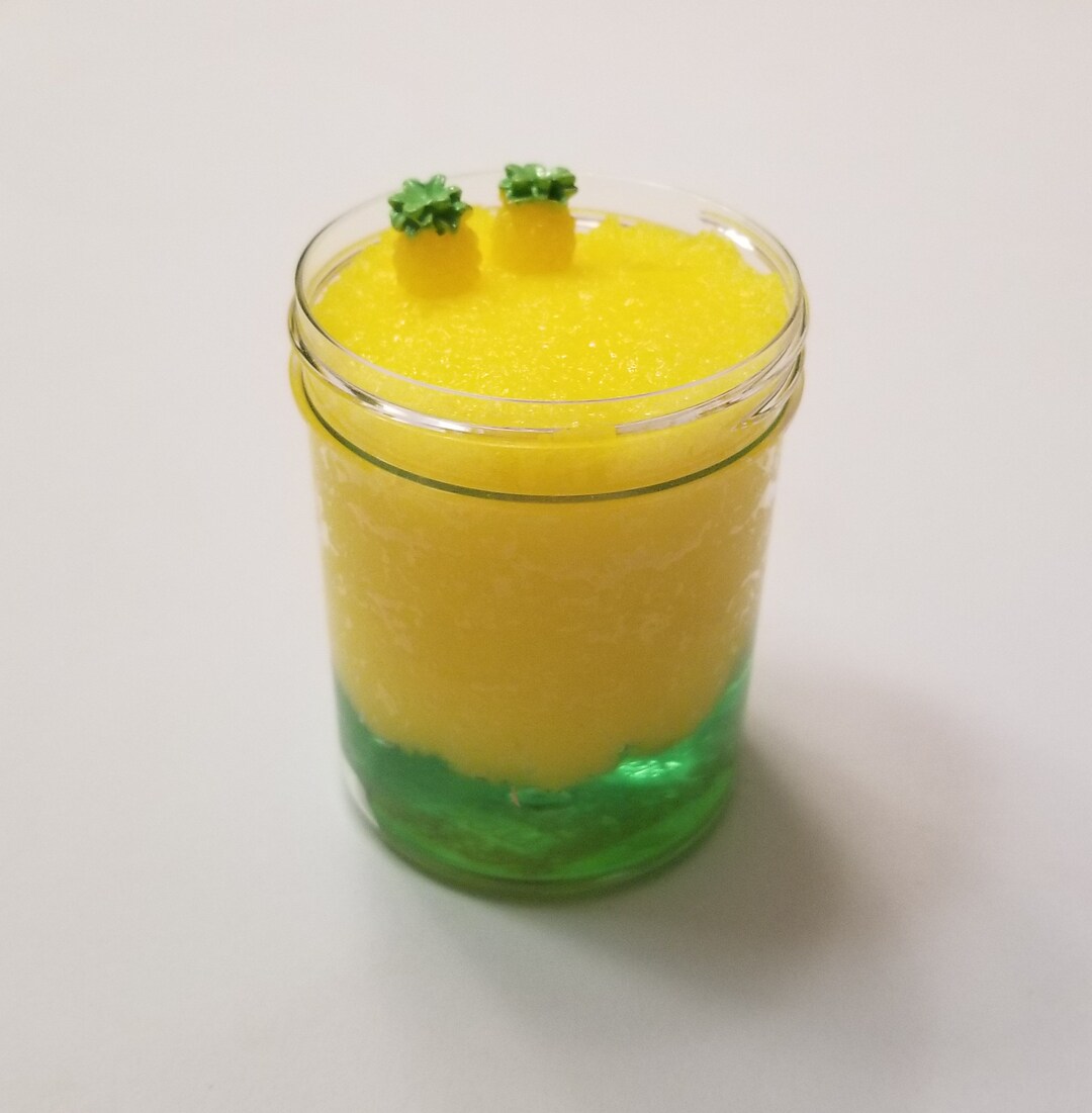 Tropical Pineapple Fizz Slime Scented - Etsy